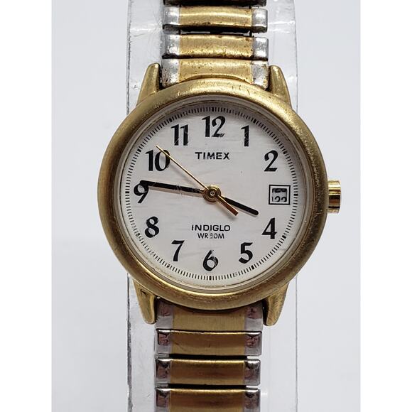 Timex | Accessories | Timex Womens Indiglo Watch Calendar On Watch Face ...